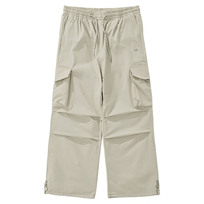 NOTHOMME户外C6防泼水工装长裤5A抗菌宽松保暖加绒伞兵裤女款