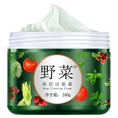野菜深层清洁霜女收敛毛孔按摩