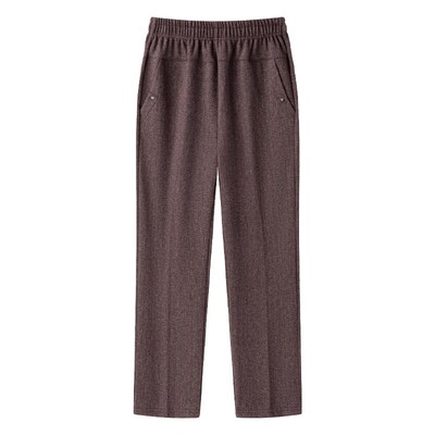 妈妈裤子加绒宽松|超2000次加购