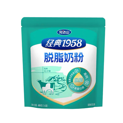 完达山经典1958脱脂奶粉400g