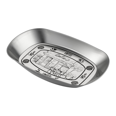 onlycook户外野餐盘子复古马口铁