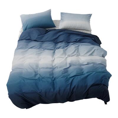 简约风全棉渐变色被套四件套柔软