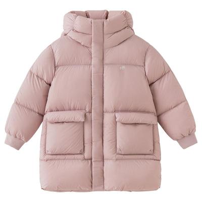 戴维贝拉儿童防水羽绒服女童男童防寒服宝宝外套冬装新款加厚童装