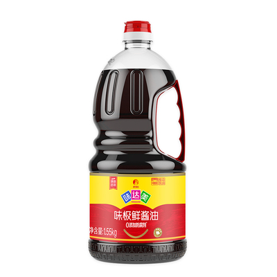 欣和味达美味极鲜酱油1.55kg 鲜味酱油家用炒菜凉拌调味提鲜生抽
