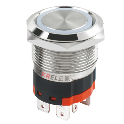 正氪金属按钮开关大电流防水30A