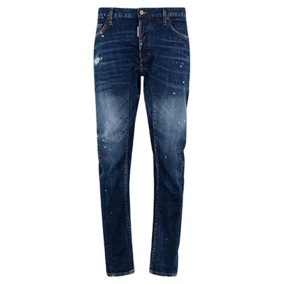 DSQUARED2/D2次方 2026春夏男士修身时尚牛仔裤Biker Jean