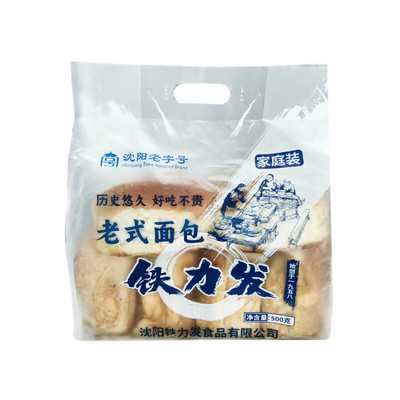 铁力发老式面包500g家庭装