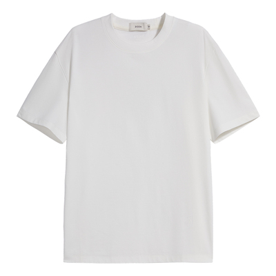 【高支面料】ZIOZIA通勤男装26夏新品基础短袖小白T中青年休闲款