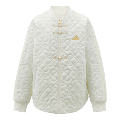 adidas阿迪达斯新年款马年新中式盘扣夹克2026春女大童棉服KG5942