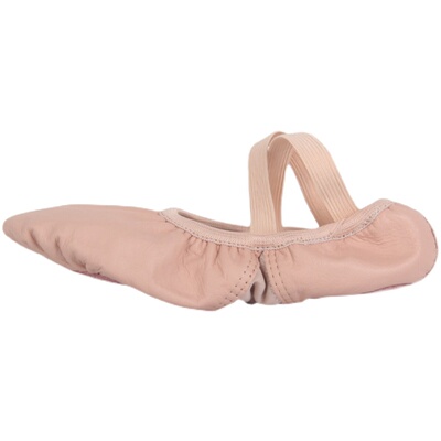 三沙猫爪鞋成人牛皮弹力网面芭蕾