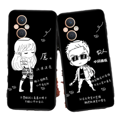 适用oppoA96 5G手机壳。PFUM10卡通创意oppa96全包边opa96男女0popa96软胶0ppa96防摔ooppa96软壳opoa保护套