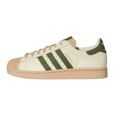Adidas米白绿贝壳头男女运动板鞋