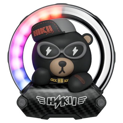 哈科熊车载香薰节奏灯2024新款