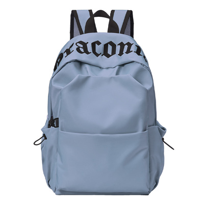 初高中生美式复古通勤双肩包