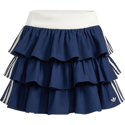 Adidas/阿迪达斯正品三叶草女士层次感短款经典透气半身裙KE6655