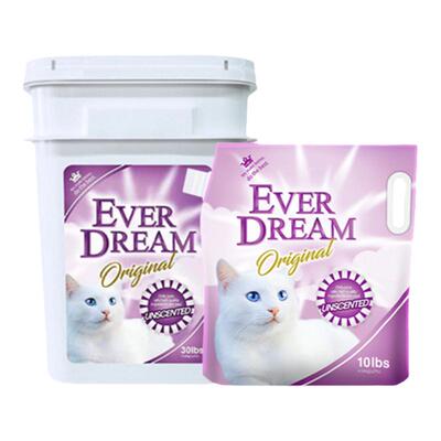 蓝梦钠基矿砂脚感舒适成幼猫通用