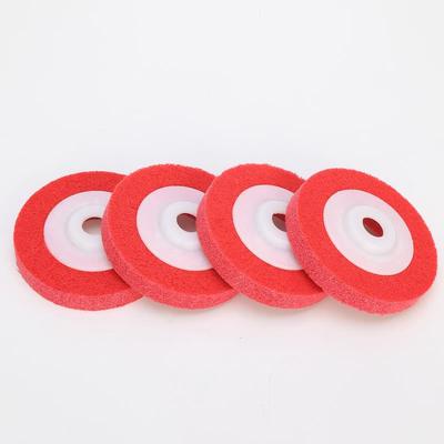 白鸽角向尼龙轮100不锈钢抛光片打磨片抛光轮 纤维轮角磨片拉丝轮