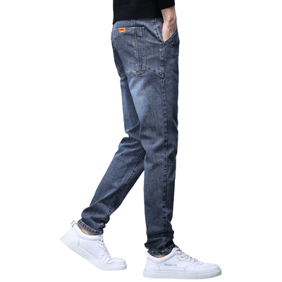 男士宽松直筒牛仔裤罗蒙秋季