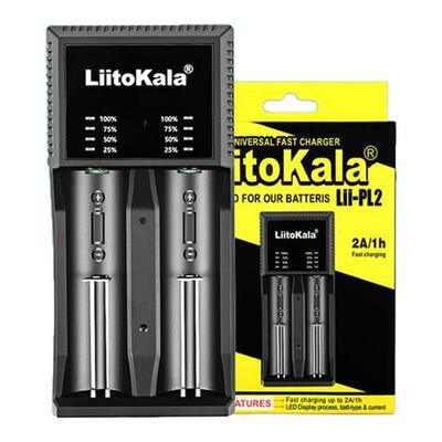 LiitoKala  Lii-PD2 18650 26650 21700 2槽 圆柱锂电池 LCD充电