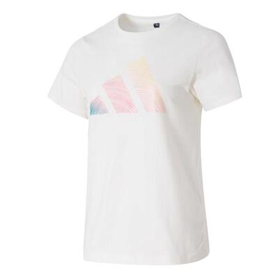 Adidas阿迪达斯女装圆领透气短袖