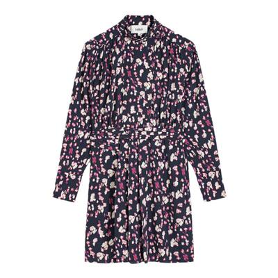 ba&sh收腰V领气质优雅连衣裙