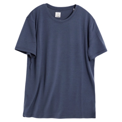 100%美利奴羊毛速干衣男短袖t恤