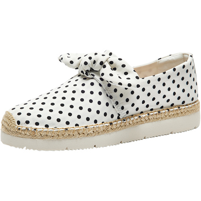 9年老店圆点布鞋时尚休闲平底