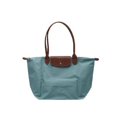 【自营】LONGCHAMP/珑骧品牌徽标皮革饰边大号手提包饺子包