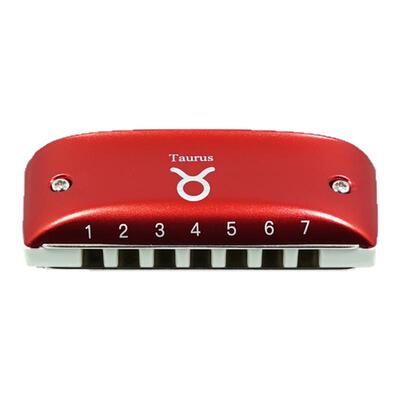 babyfat十二星座7孔蓝调口琴