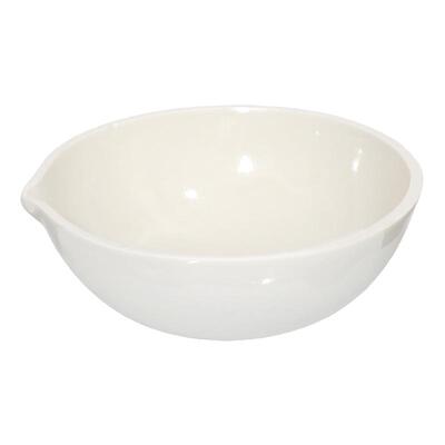 瓷元皿圆底陶瓷蒸发皿元皿实验室用耐高温50/60/75/100/125/150/250/300/500/1000/2000ml毫升实验室仪器