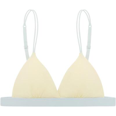 撞色细肩带文胸夏季清凉又舒适