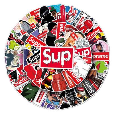 106张supreme贴纸潮流防水装饰贴