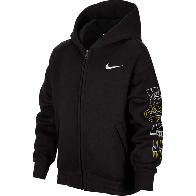 Nike/耐克正品秋季大童全长拉链开襟运动连帽衫FV8447-010