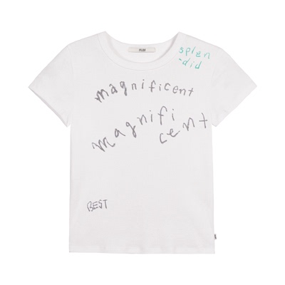 SPELLEDIT手写字修身T恤