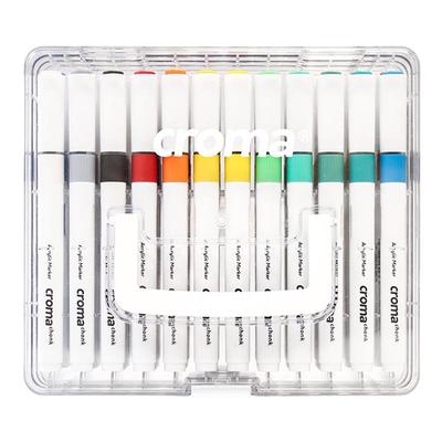 歌马Croma直液式软头丙烯马克笔