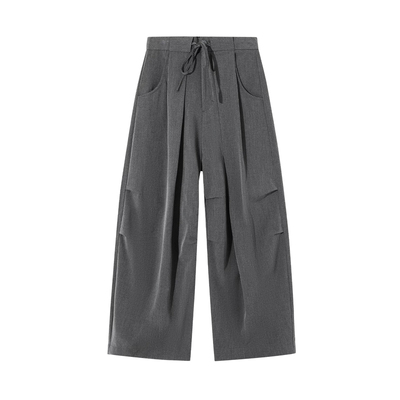 itFIVECM灰色西装裤男女夏季