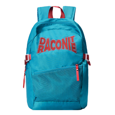 美式初高中蓝色双肩书包