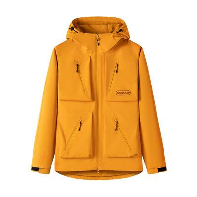 户外防风冲锋衣工装外套夹克男