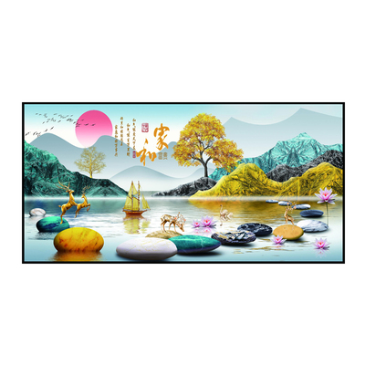 客厅装饰画3d立体墙贴画