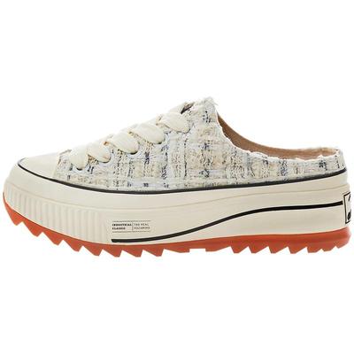 EXCELSIOR一脚蹬厚底加绒帆布鞋