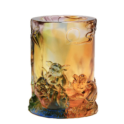 夏尚逸典琉璃办公室创意笔筒