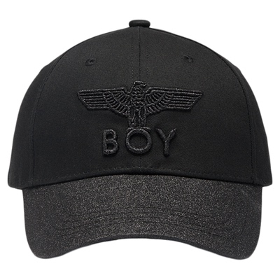 BOYLONDON夏季男女同款百搭黑色鸭舌遮阳潮牌时尚朋克帽子N90031