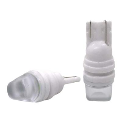 电动车汽车摩托车彩灯鬼火改装配件仪表灯雾灯转向灯泡LEDT10插泡