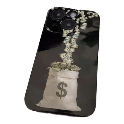 美金钱袋适用OPPOA5/A7/A8/A7X/A11/A57/A83/A32/A59/A72/A93/A95/A96/A97/R9/R11S/R15/R17/A58光面软套情侣