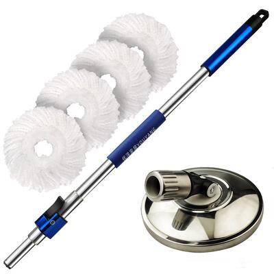 旋转式不锈钢手压一体替换墩布杆