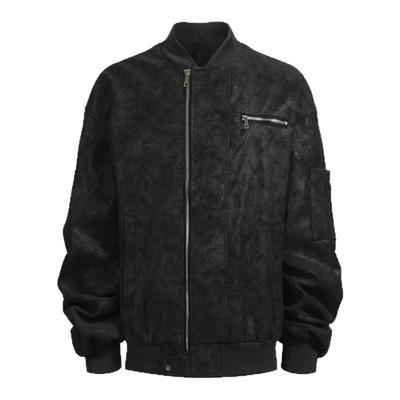 YORAINBOW 秋冬chic高级外套酷飒通勤松弛感棒球服男夹克cleanfit