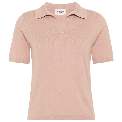 Weekend MaxMara 26秋冬新款女装丝棉混纺针织POLO衫5366146106