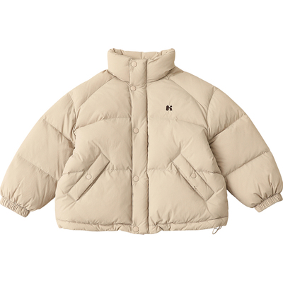 男童羽绒服短款2025冬季新款儿童羽绒服加厚面包服亲子外套H4963