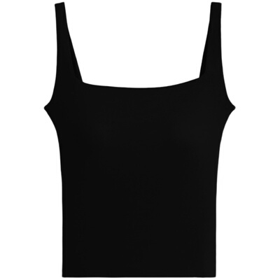 裸感皮肤显胸收腰弹力胸垫背心