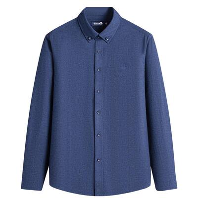 Navigare纯棉磨毛长袖衬衫